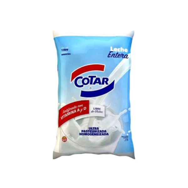 LECHE ENTERA **COTAR** SACHET 1LT. – Mercado de Pan – Mayorista ...